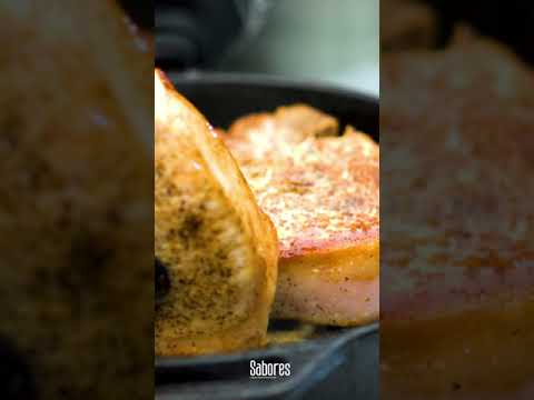 #Receta #Chuleta T-Bone con Crema #shorts | recetástico