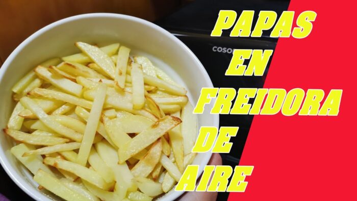 Cómo hacer PATATAS FRITAS en ( FREIDORA DE AIRE o AIR FRYER ) | recetástico