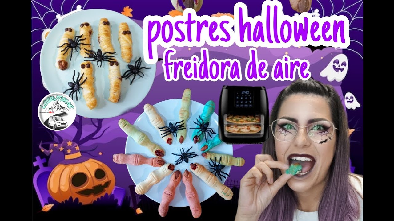 Recetas Halloween En Air Fryer/Freidora De Aire/Dedos y Momias ...