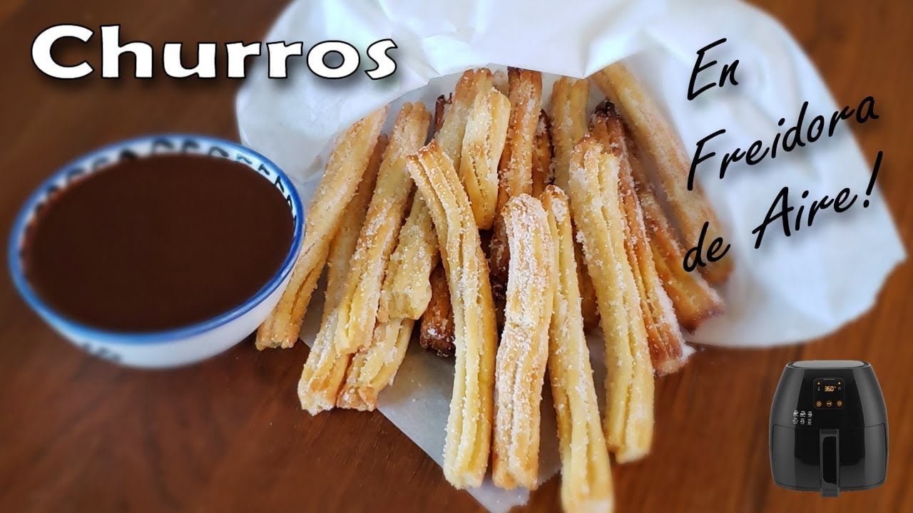 Receta de Como Hacer Churros en Freidora de Aire | Churros en el Air Fryer | Churros Light y Fit ...