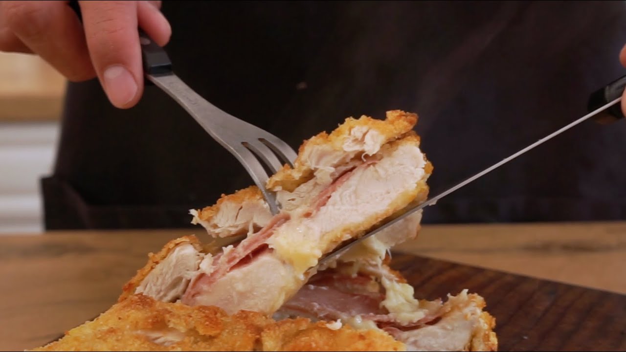 Receta: Delicioso cachopo de pollo en freidora de aire Cosori | recetástico