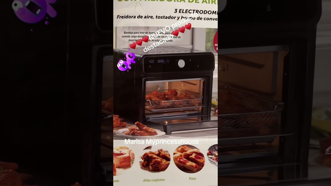 Nuevo horno con freidora de aire Princess house #videos | recetástico