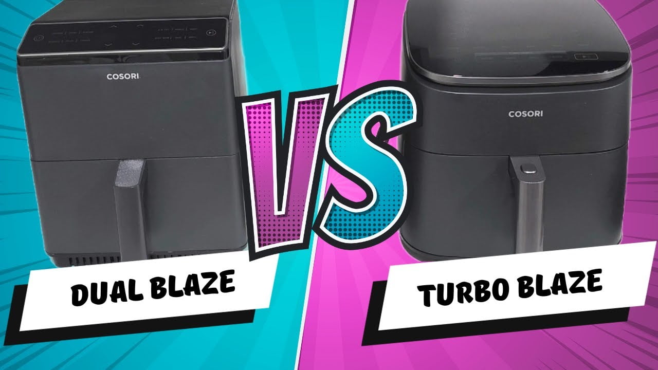 COMPARATIVA COSORI TURBO BLAZE VS COSORI DUAL BLAZE. QUE FREIDORA DE ...