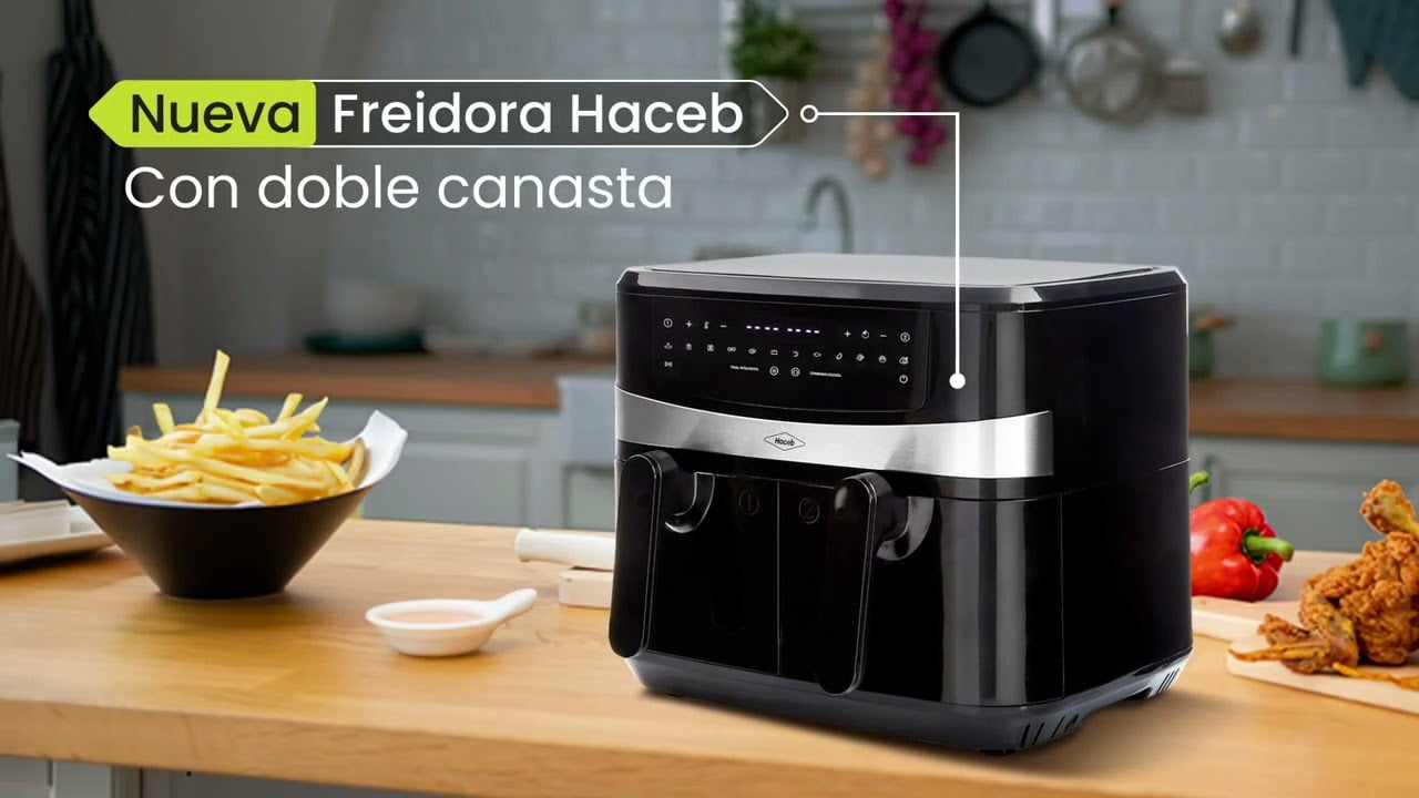 Nueva Freidora de aire Haceb doble canasta | recetástico