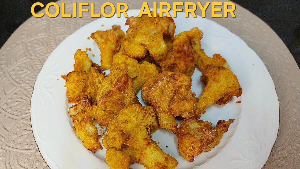 COLIFLOR REBOZADA EN FREIDORA DE AIRE, Crujientes y Deliciosas ...