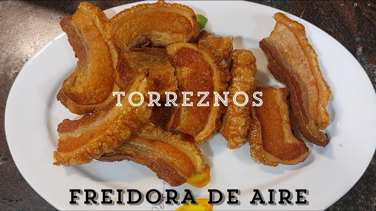 Cómo hacer torreznos| Torreznos precocinados en freidora de aire ...