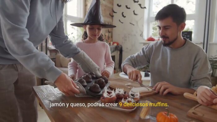😍Muffins de patata y jamón en freidora de aire, una receta barata y ...