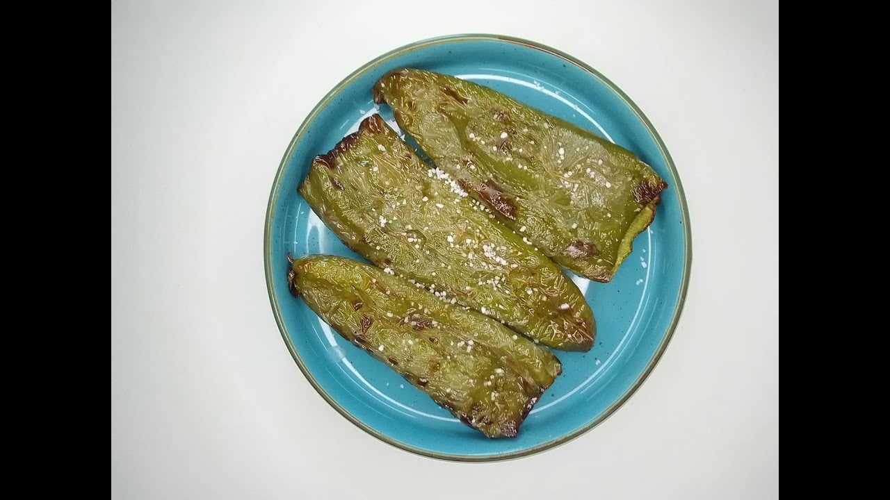 Pimientos verdes italianos en freidora de aire (receta en descrpición ...