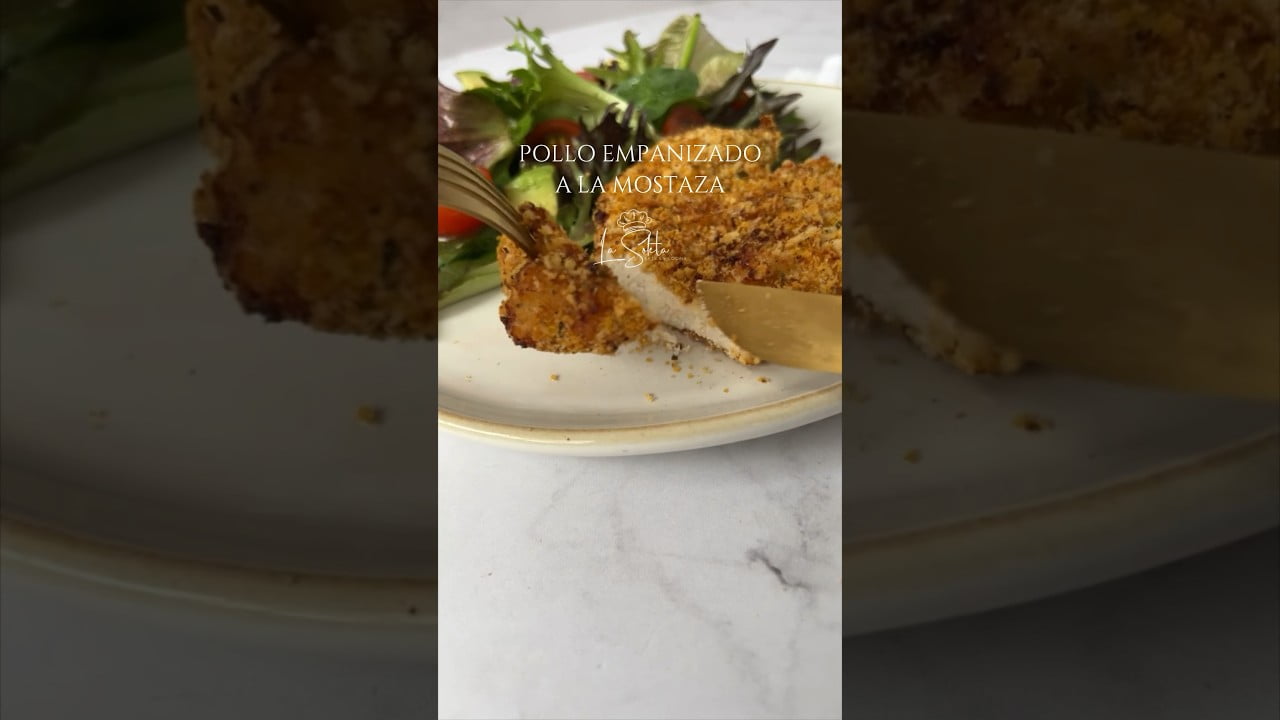 DELICIOSO POLLO EMPANIZADO EN AIR FRYER: RECETA FÁCIL Y CRUJIENTE ...