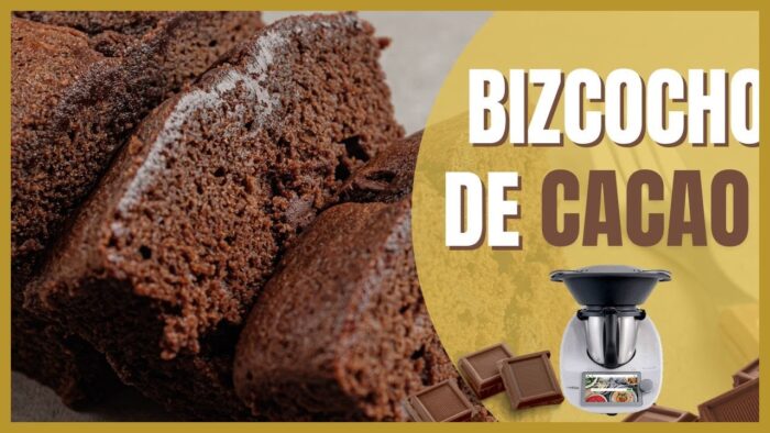 BIZCOCHO de CACAO 🍫 THERMOMIX | Receta CON y SIN HORNO | Bizcocho ...