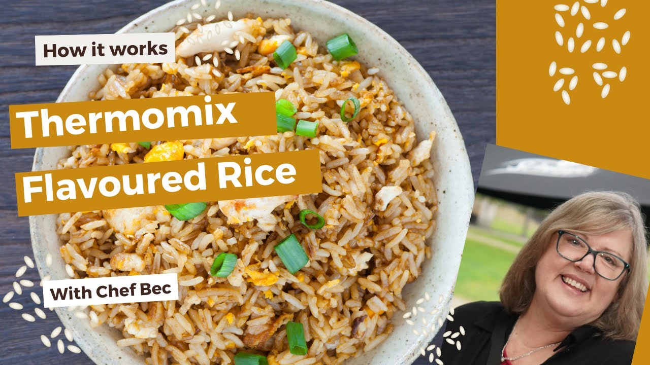 Cooking (flavoured) Rice - using Thermomix RICE MODE | recetástico