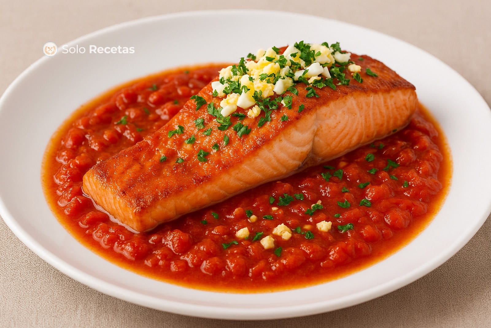 Salmón asado con tomate: receta tradicional con un toque especial ...