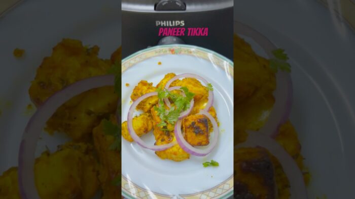 Paneer in Air fryer 😱🤩 #airfryer #airfryerrecipes #recipe #paneer # ...