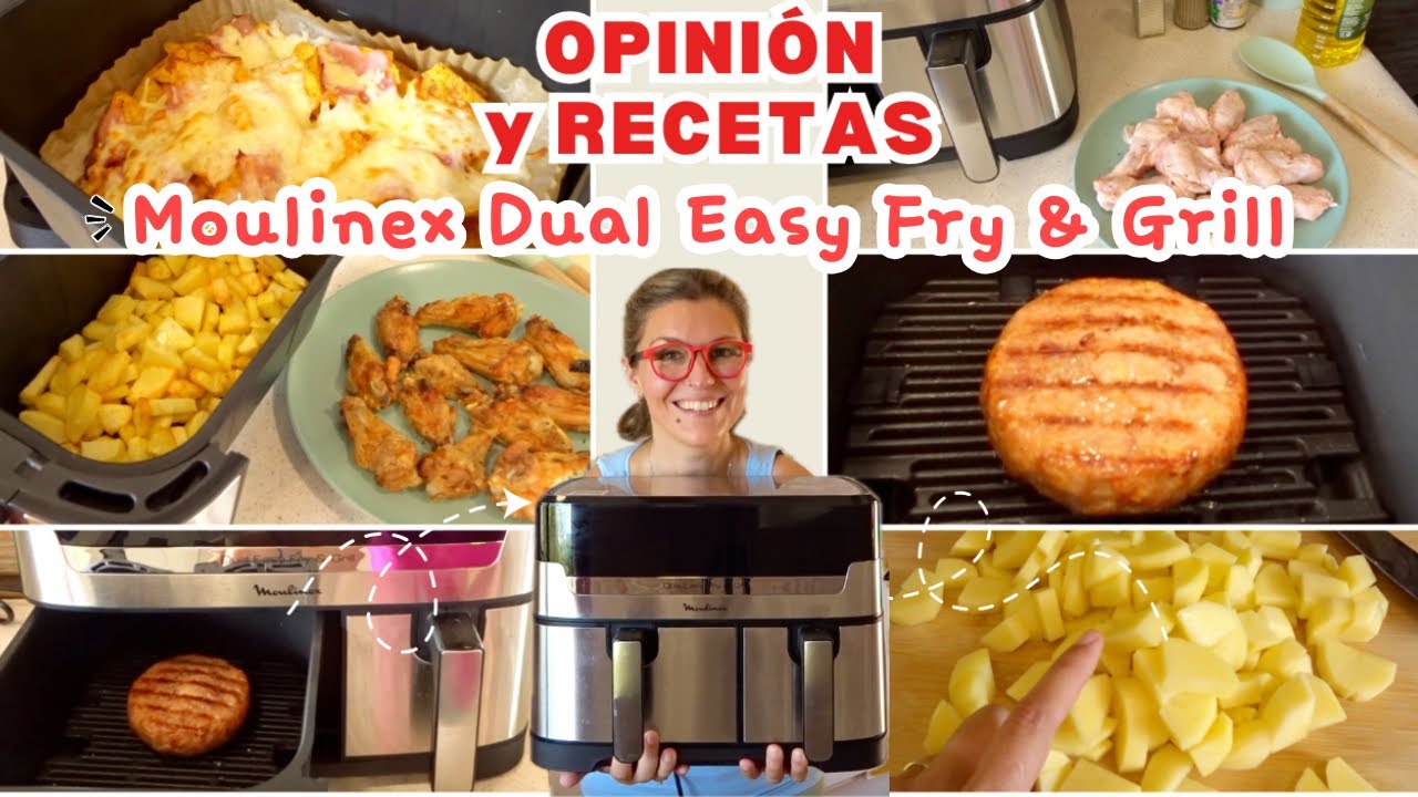RECETAS y OPINIÓN FREIDORA de AIRE Moulinex DUAL Easy Fry & GRILL | recetástico