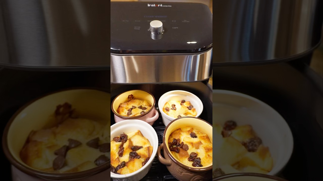 Budín de pan en freidora de aire sin residuos: transforma los restos de ...