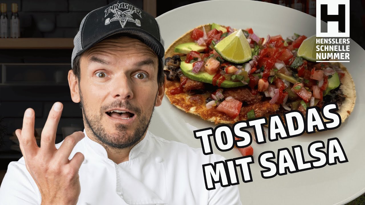 Schnelles Tostadas mit Salsa aus dem Philips 1000 Series Airfryer ...