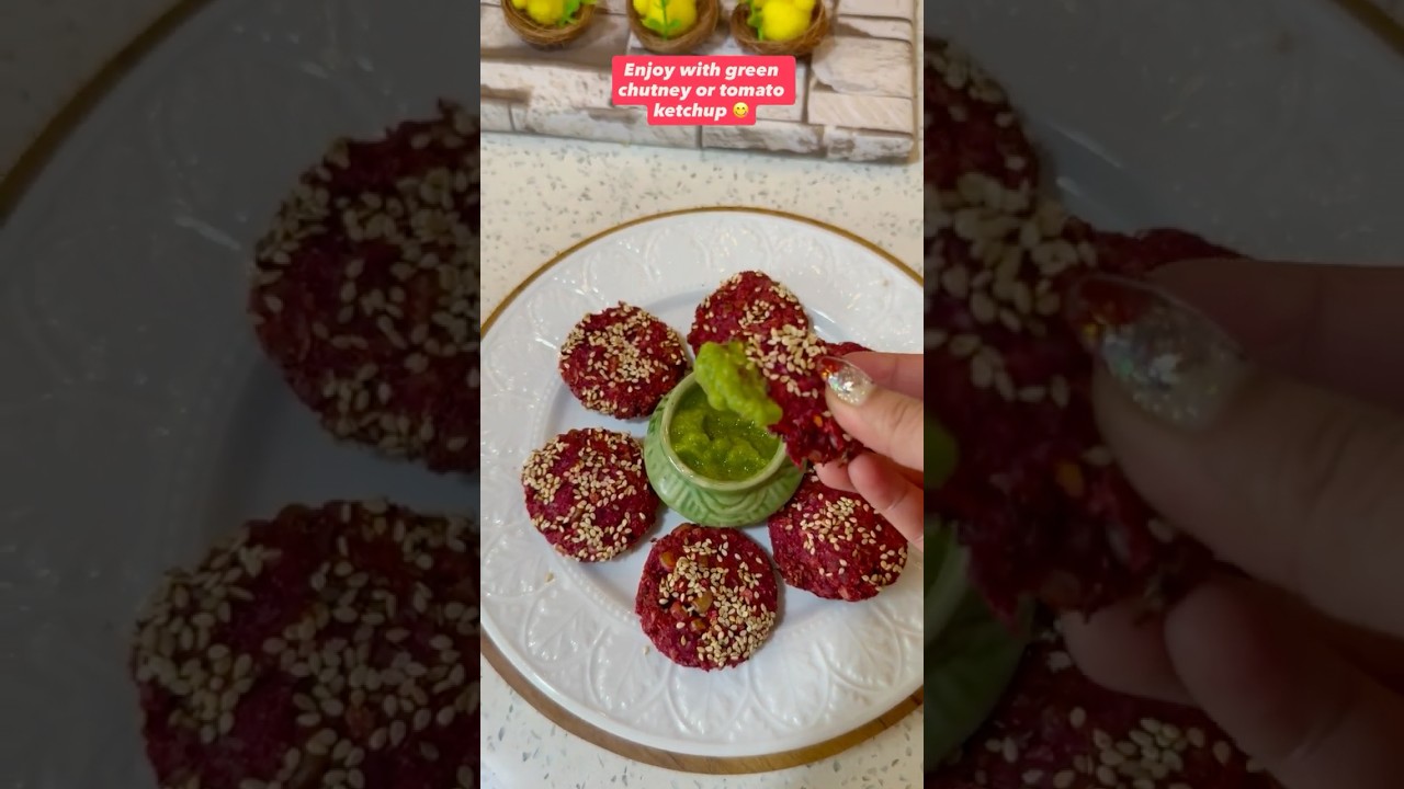 Super Healthy and Crispy Beetroot Corn Cutlets in Air Fryer # ...