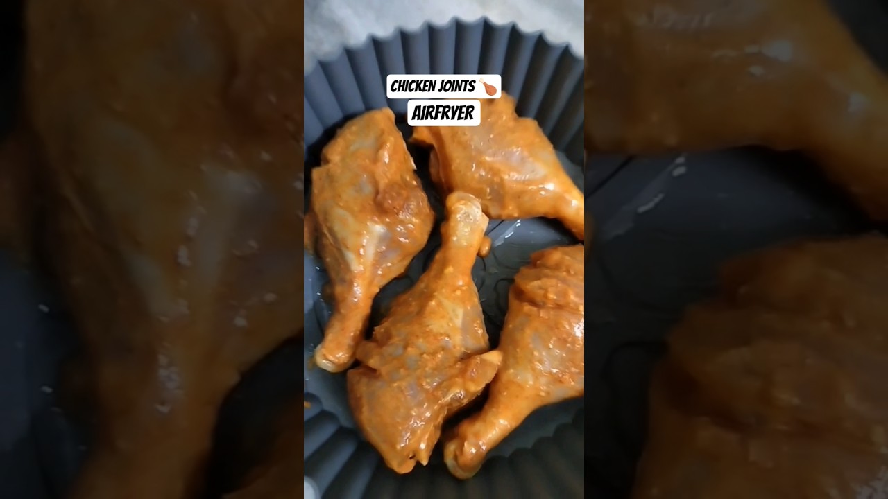 Chicken Joints🍗😋 in Airfryer #oilless#chicken#joints#airfryer#recipe# ...