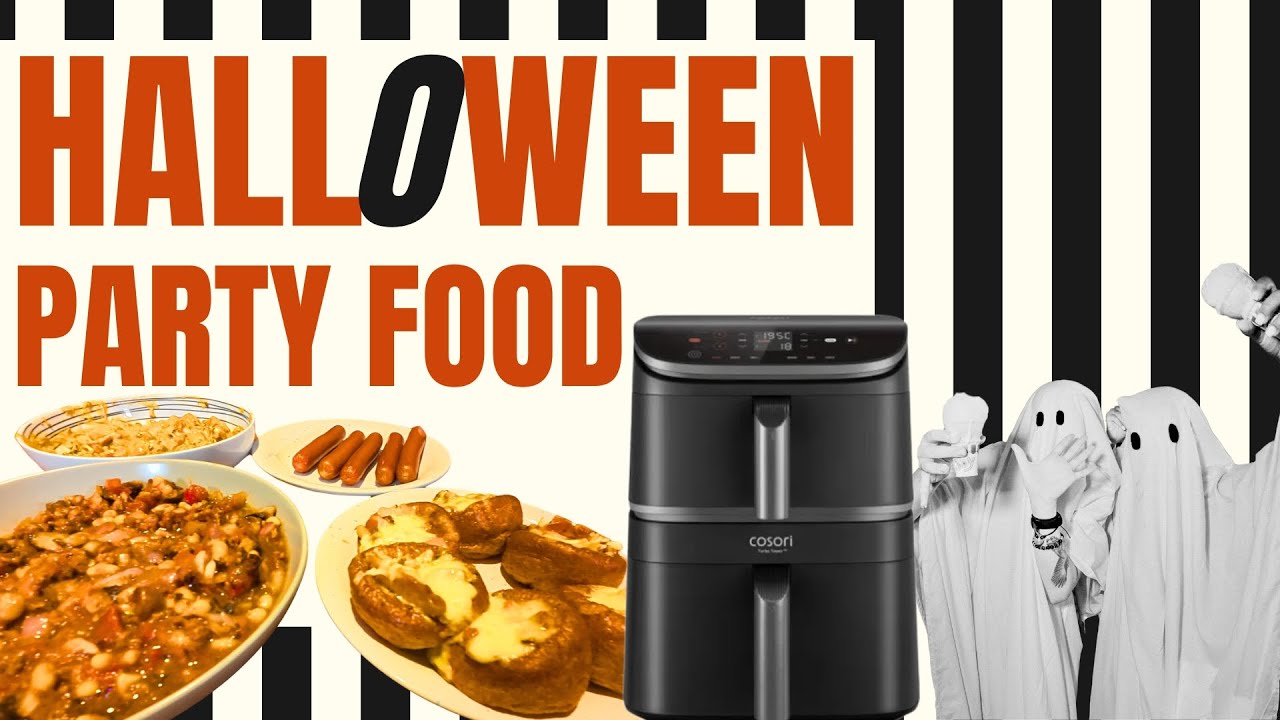 Comida para fiesta de Halloween en la COSORI TURBO TOWER | recetástico