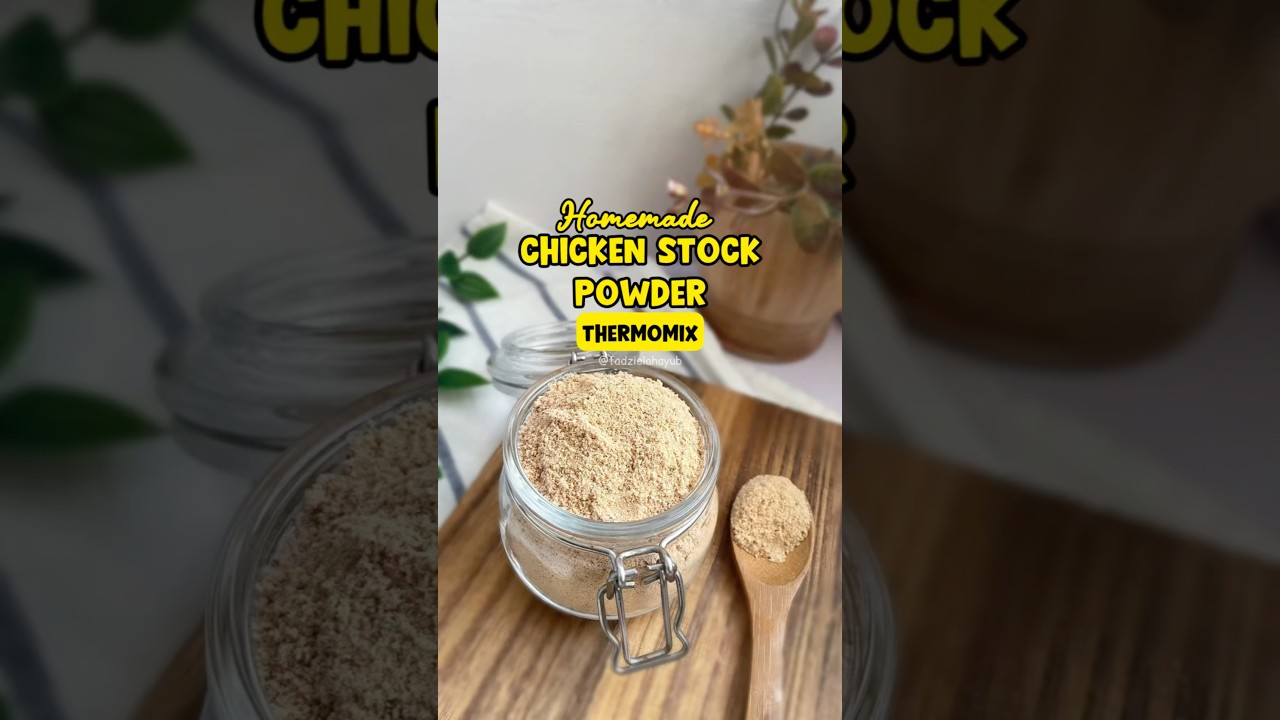 TM6/TM7: HOMEMADE CHICKEN STOCK POWDER COOKIDOO THERMOMIX | recetástico