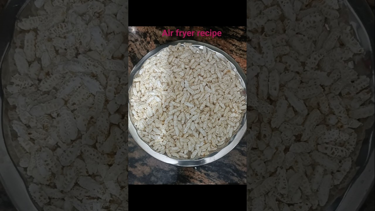 diwali kheel in air fryer recipe#crispy recipe#shorts# trending reel ...