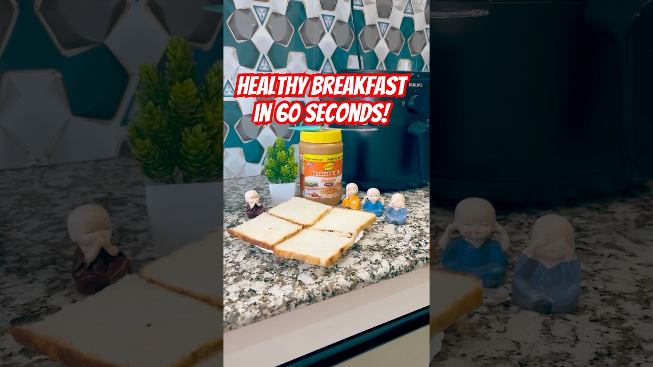 Healthy Breakfast in Air Fryer | 5 Minute Morning Recipe | Peanut ...