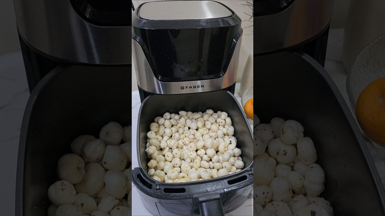 Peri Peri Air-Fryer Makhana - Healthy Snack Alert! 🔥😱👌🍿 #airfryer # ...