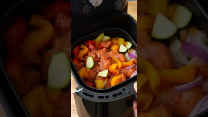 Air Fryer Pasta with Chicken & Veggies | Quick One-Pan Noodle Recipe ...